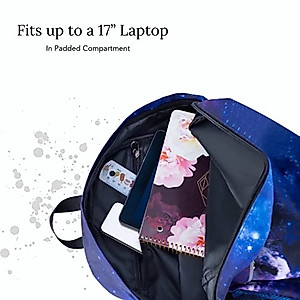 Fenrici Tie Dye Backpack, Kids’ Backpack for Boys, Girls, School Bag with Padded Laptop Compartment, Tie Dye Print