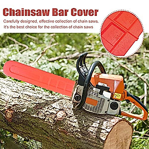 LVOERTUIG 18inch Chainsaw Bar Protective Cover Scabbard Guard Blade Cover(18inch)