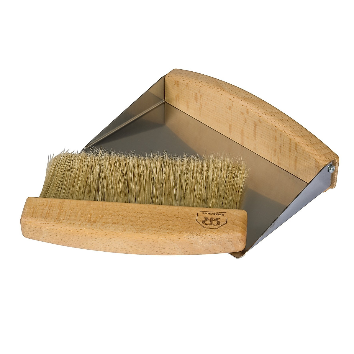 REDECKER Oiled Beechwood Table Sweeping Set, 6-1/4 x 4-1/4-Inches - Dust Pan Brush Set