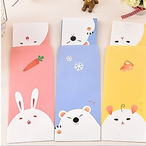 SCStyle 30 Cute Lovely Kawaii Cartoon Animal Design Version 2 Writing Stationery Paper with 15 Envelope