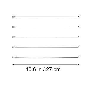 Veemoon Steel Spokes Mountain Bike Spoke: 36pcs 14G J Bend Bicycle Spokes Replacement 270mm MTB Wheel Repair for Ebike Downhill Trekking City Bikes