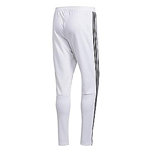 adidas Men's Tiro 19 Pants, White/Black, X-Large