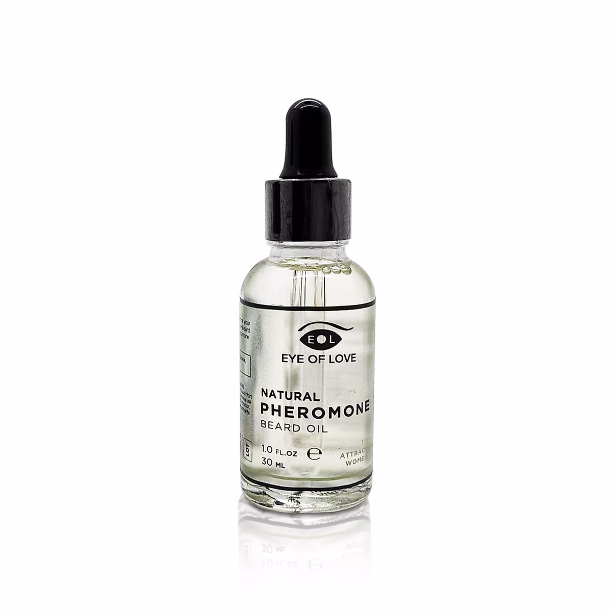 Eye of Love natural pheromone BEARD OIL to attract men and women. Enhance your seduction and romance while moistaruzing. 1 Fl Oz