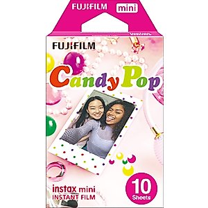 Instax Mini Candy Pop Instant Film (10 Color Prints) [International Version]