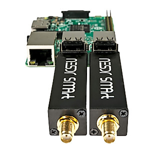 Nooelec RTL-SDR v5 SDR - NESDR Smart HF/VHF/UHF (100kHz-1.75GHz) Software Defined Radio. Premium RTLSDR w/ 0.5PPM TCXO, SMA Input & Aluminum Enclosure. RTL2832U & R820T2 (R860)-Based Radio