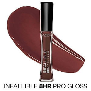 L’Oréal Paris Makeup Infallible 8 Hour Hydrating Lip Gloss, Truffle, 0.21 Fl Oz