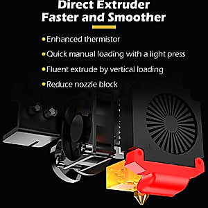 Voxelab Upgraded Aquila X3, FDM 3D Printer 25-Point Auto Leveling and Removable Magnetic PEI Steel Platform, Speed up to 200mm/s, 220×220×250mm Printing Size (Aquila S2)