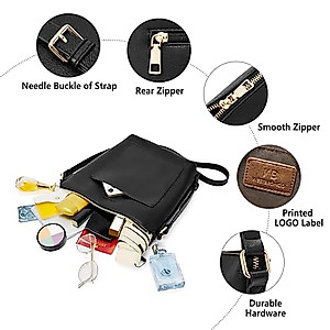 WESTBRONCO Crossbody Bags for Women Trendy, Medium Shoulder Handbags Soft Vegan Leather Purse Casual with Card Slots