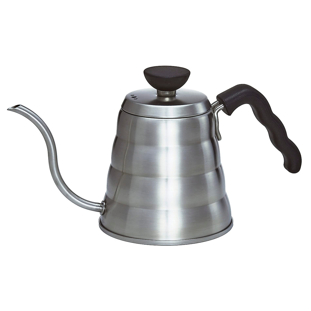 Hario V60 "Buono" Drip Kettle Stovetop Gooseneck Coffee Kettle 700ml, Stainless Steel, Silver