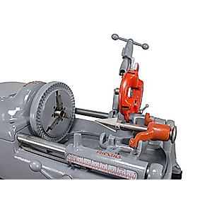 RIDGID® 535 V1 Pipe Threading Machine with 811 Die Head Extra Head Alloy Steel Dies and Reamer (Renewed)