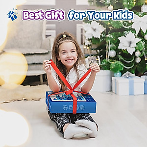 BENOKER 102pcs Frozen Castle Magnetic Tiles - 3D Diamond Building Blocks, STEM Educational Kids Toys for Pretend Play, 3 4 5 6 7 8 Year Old Girl Birthday Gifts for Your Princess and Prince