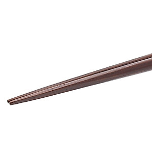 Ishida Chopsticks, Made in Japan, For Men, Thick, Random Carved, 1.5 inches (23.5 cm), Wooden (Natural Wood), Lacquer, Corner Point, 9.3 inches (23.5 cm)