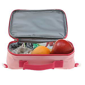 Peppa Pig Girls 4 Piece Backpack Set for Preschool & Kindergarten, Flip Sequin 16" School Bag with Front Zip Pocket, Pink