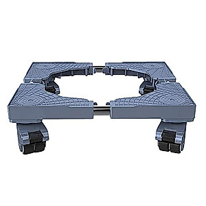 YGCBL Multifunction Portable Hand Trucks,Trolleyplastic Dolly Transport Roller Dollies Polypropylene Antirust Movable Base Universal Wheel Dryer 7Kg Capacity,Gray