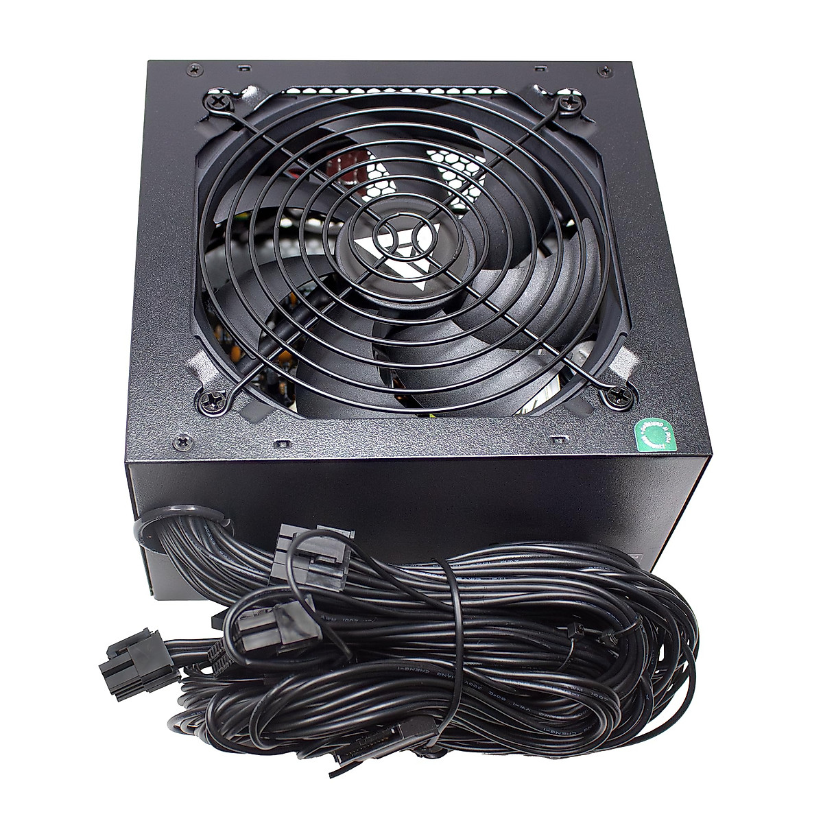 APEVIA VENUS450W 450W ATX Power Supply with Auto-Thermally Controlled 120mm Fan, 115/230V Switch, All Protections