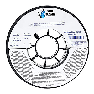 Blue Demon E71TGS .035 X 10# Spool Gasless Flux Core Welding Wire
