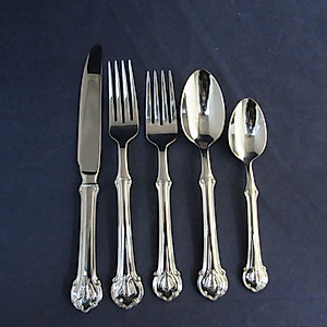 Wallace Napoleon Bee 18/10 Stainless Steel 20pc. Flatware Set (Service for Four)