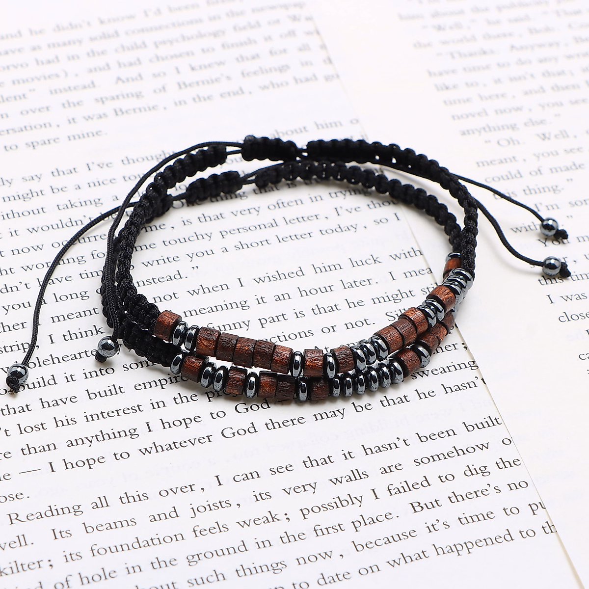 JoycuFF Gifts for Women Morse Code Bracelet for Women Secret Messages Wood Beads Jewelry Birthday Valentines Day Mother's Day Graduation Gifts for Daughter Best Friends Sisters Mom Teacher