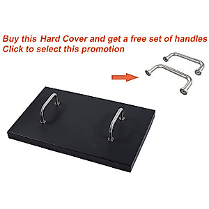 5003 Hard Top Lid Cover with Handle for Blackstone 28” Outdoor Griddle, Hard Cover for Blackstone 28 inch Front or Rear Grease Model, Black