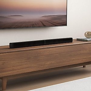 Sunyuey tv Sound bar, 37inch Audio tv Speaker with Surround Sound Home Theater System 4 Driver Speakers,Remote Control,Wall Mounted,Optical/Aux/RCA/USB/Micro SD Connection