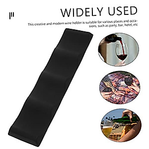 Cabilock 8 pcs Wine Bottle mat Silicone can mat Drink Organizer for Fridge can Organizer for Refrigerator Bottle Organizer for Cabinet Beer Stacker Drink Dispenser Silica Gel Non-Slip soda