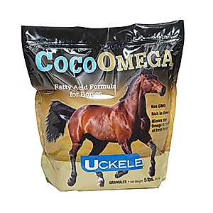 Uckele CocoOmega Granular Horse Supplement, 5 Pounds, Provides a Balanced Variety of Fatty Acids