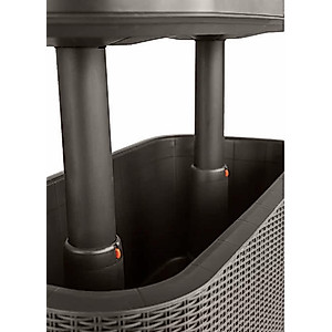 Keter 63 Quart Cooler Bevy Bar and Serving Station