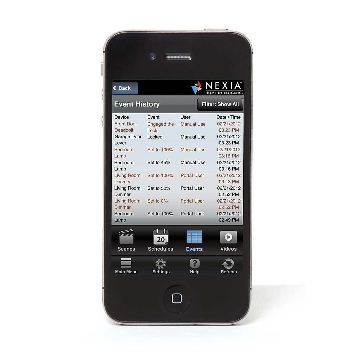 Trane TZEMT400BB3NX N N SL Home Energy Management Thermostat with Nexia Home Intelligence, White