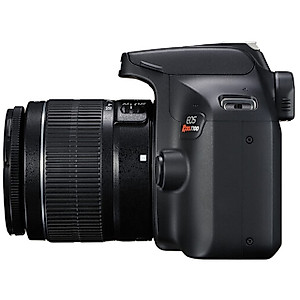 Canon EOS Rebel T100 DSLR Camera w/EF-S 18-55mm f/3.5-5.6 III Lens + 2X 64GB Memory + Case + Filters + Tripod + More (35pc Bundle)