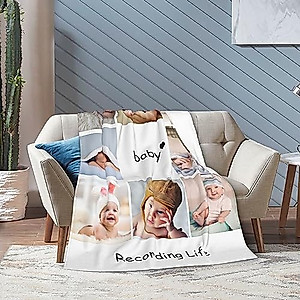 Custom Blanket 3D Print Flannel Throw Blankets for Kids Boys Men Women Couch Bed Sofa Birthday 60"X50"