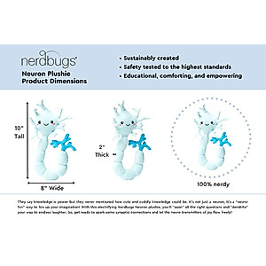 nerdbugs Neuron (Brain Cell) Plush - Neuron My Mind!