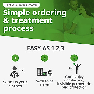 Insect Shield Easy Pack - Send in Your Clothes for Permethrin Repellent Treatment - Service for Your Own Clothes - 21 Day Turnaround Time
