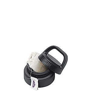 CamelBak MultiBev Water Bottle & Travel Cup – Vacuum Insulated Stainless Steel – Black – 22oz bottle & 16oz cup