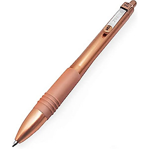 Zebra Z-Grip Smooth Retractable Ballpoint Pen - 1.0mm - Rose Gold Barrel - Black Ink - Pack of 6