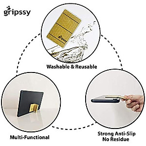 Gripssy Airplane Travel Essentials Phone Holder and Stand | Anti-Slip, Ultra-Compact and Flexible Technology is Designed for Smartphones- Compatible iPhone, Android |Travel Accessories, Gadget