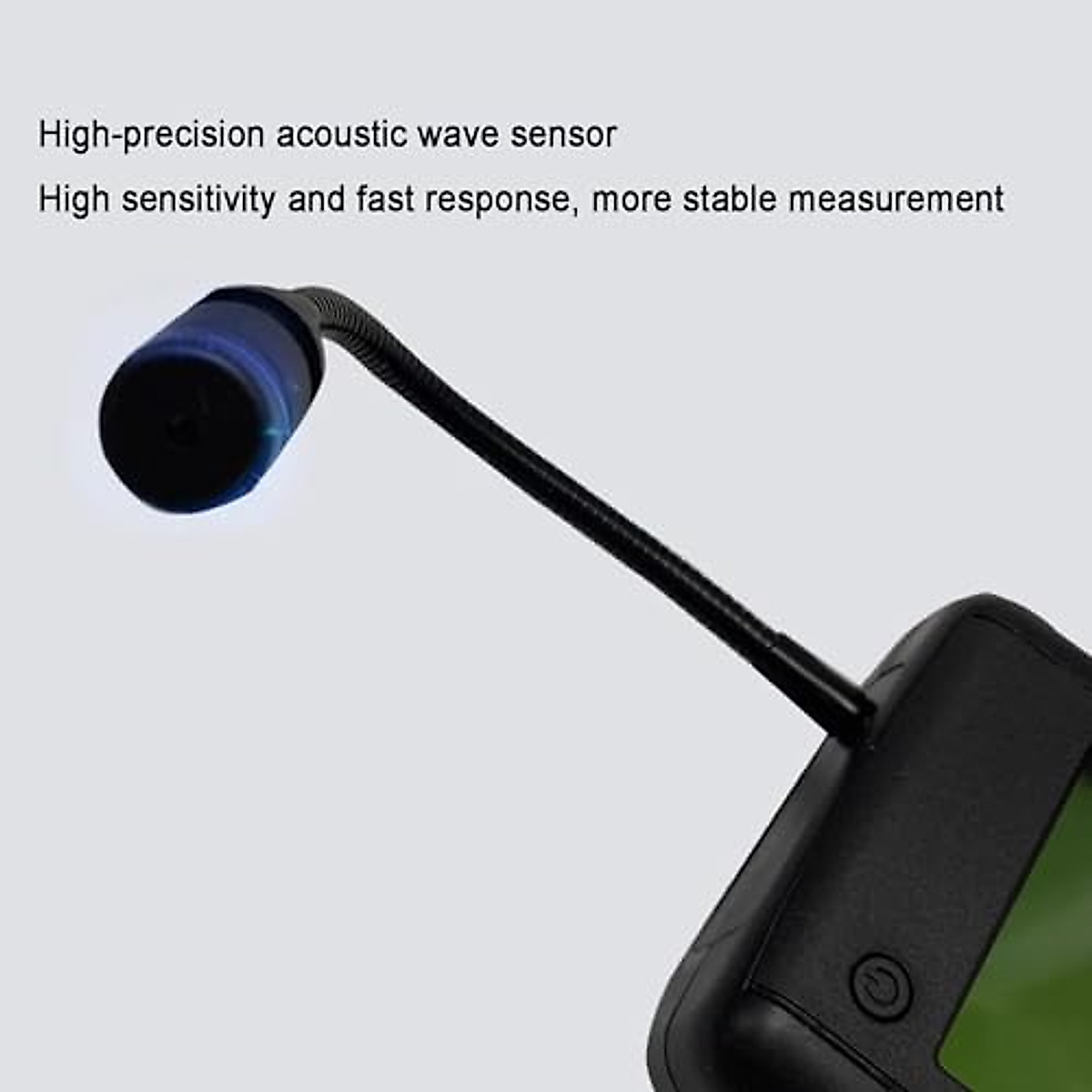 Sonic Belt Tension Meter, Acoustic Tensionmeter, with LCD Backlit Display, Frequency Range 10Hz-680Hz, with Adjustable Direction Probe, for Multi-Ribbed V Belts