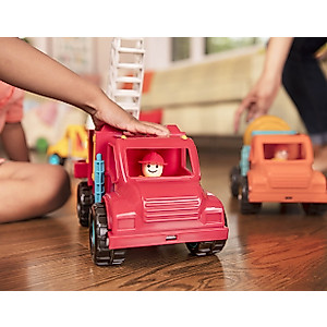Battat – Toy Fire Truck & Figures – Classic Toddler Trucks – Red Fire Engine Toy – Soft Rubber Wheels – 18 Months + – Fire Engine