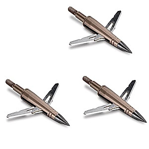 New Archery Products Slingblade Crossbow Mechanical Broadhead 2 Blade 100 Grain Three Pack