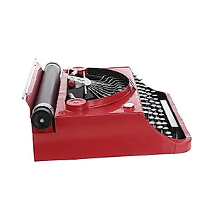 Ciieeo 1pc Wrought Iron Vintage Printer Model Ornaments Resin Portable Child Music Box