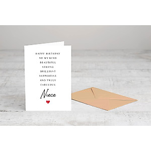 Niece Birthday Card Poem - Amazing Gift Special For Niece