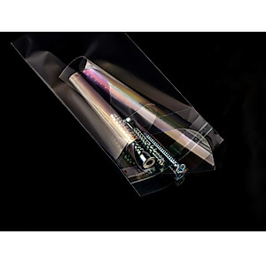 Morepack Self Sealing Cellophane Bags,4x9 Inches 200 Pcs Clear Resealable Cellophane Bags for Packaging Cookies, Favors and Products