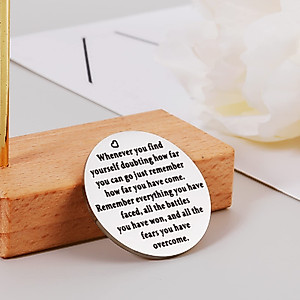 Inspirational Gifts for Women Men Pocket Hug Token for Friends Long Distance Relationship Gifts Blue Collar Gifts for Men