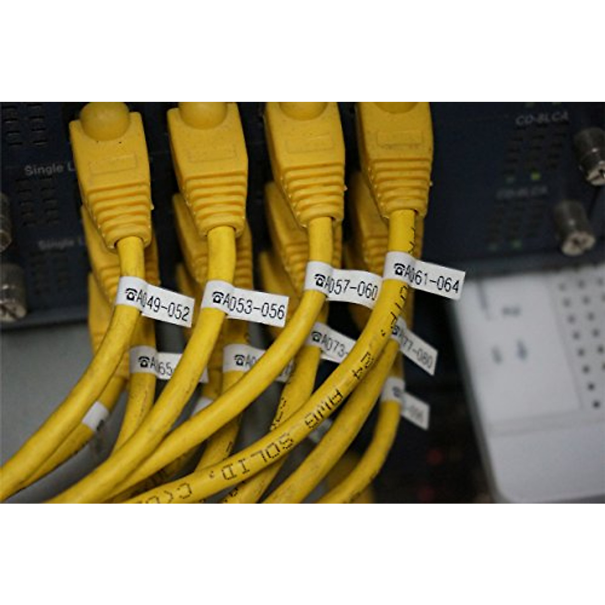 NEOUZA Compatible with Brother ptouch Label Tape Laminated Tze Tz FX231 Cartridge Label 12mmx8m TZeFx231 Flexible Cable Wire Black on White (5)