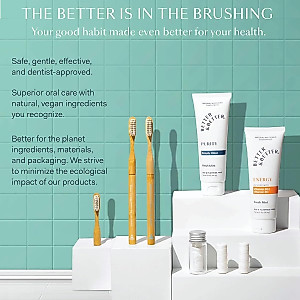 Better & Better Natural Floss in Refillable Glass Jar | Waxed & Zero Plastic Oral Care - 100% Plant-Based, Vegan, Eco and Non Toxic Dental Floss, 1 Spool