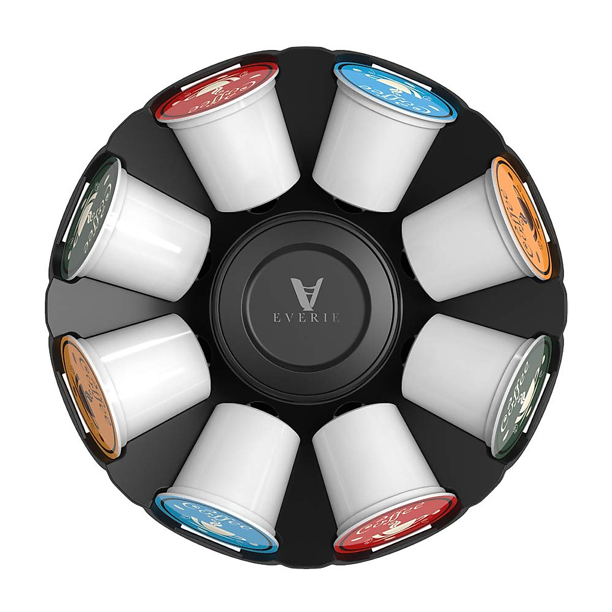EVERIE Coffee Pod Storage Carousel Holder Organizer Compatible with 40 Keurig K-Cup Pods