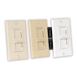 Theater Solutions TSVCS Speaker Volume Control Slide 3 Color White Ivory Almond