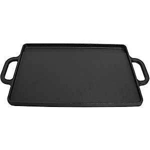 IMUSA USA CORONA-189Y 12.5" Cast Iron Reversible Griddle