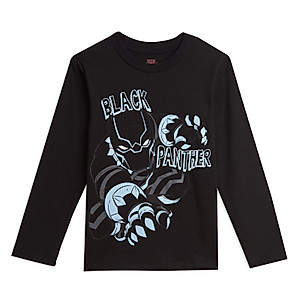 Marvel Avengers Hulk Black Panther Spider-Man Little Boys 3 Pack T-Shirts Multicolored 7-8