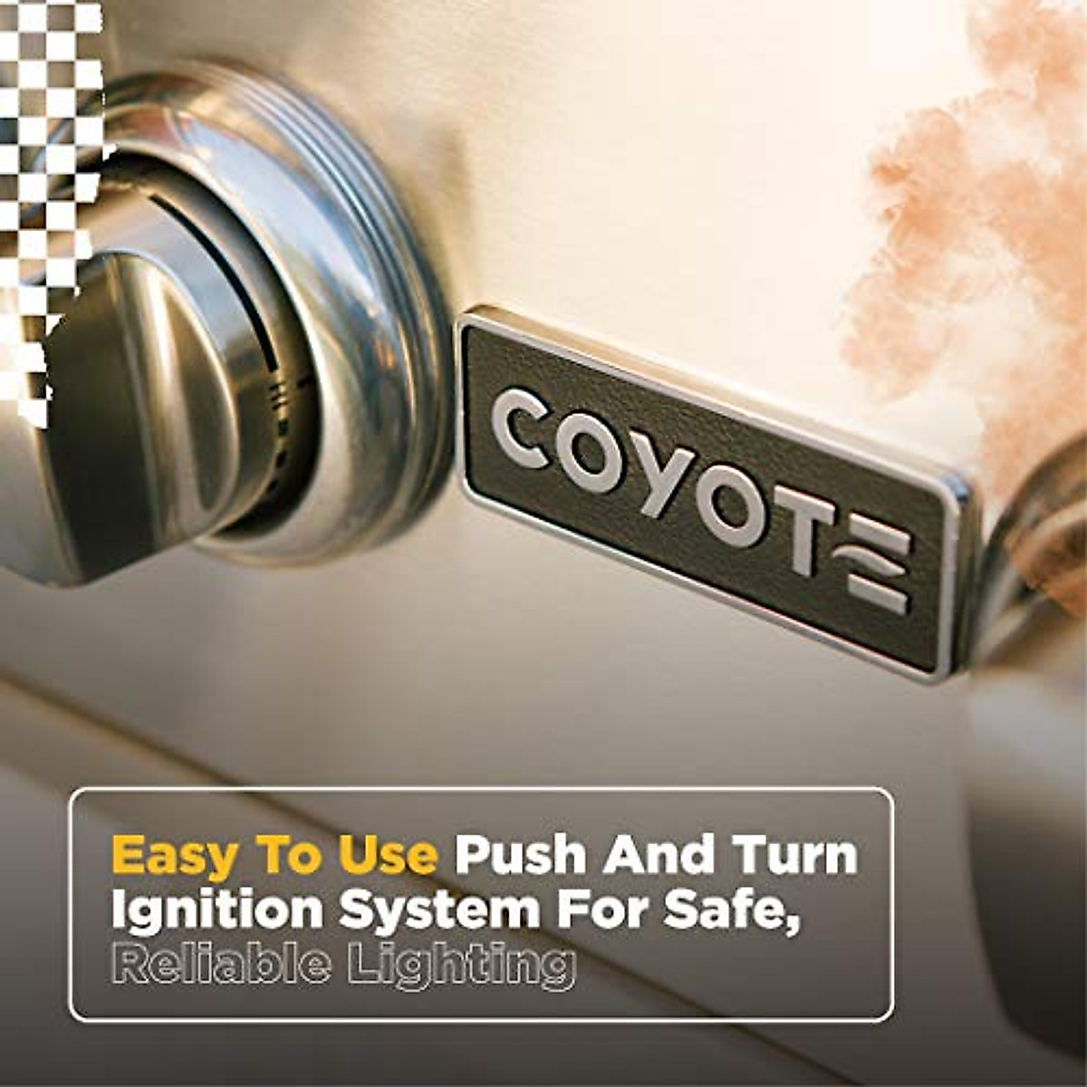 Coyote Built-In Double Side Burner, Natural Gas - C1DBNG