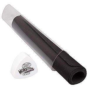 Monster TCG Gaming Prism Playmat Tube(White)- Won't Roll Off Surfaces - Easy in and Out Design - Store Your Card & RPG Playmats Better - For Pokemon Yugioh MTG Magic the Gathering DND Dungeons Dragons